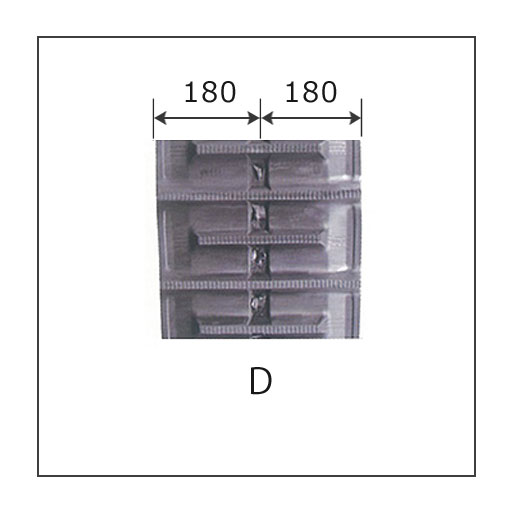 ゴムクローラー イセキ コンバイン用 HL170 360×90×36 / 建設機械部品販売サイト 千乃蔵(せんのくら)